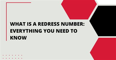 Redress Redress Number とは Redress Uauob