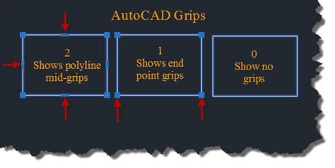 Autocad Grips Autocad Tips