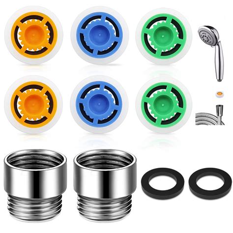 Shower Flow Reducer Limiter Set 2 Pcs Water Flow Restrictor 4l 7l 9l