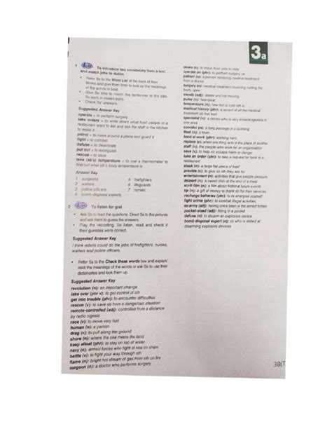 B1 3a Reading Key Pdf