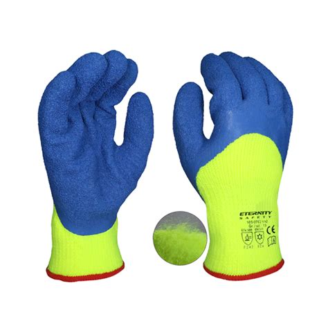 Thermal Latex Grip Work Gloves Brushed Eternity Safety
