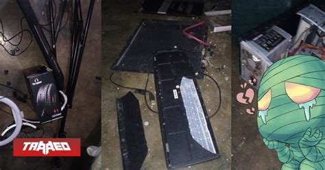 Padre Borracho Destruye Todo El Equipo Para Stremear De Su Hijo Y