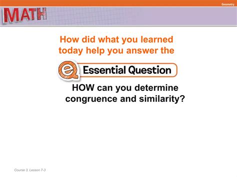 8 lesson 7 3 similarity and transformations pptx physics science