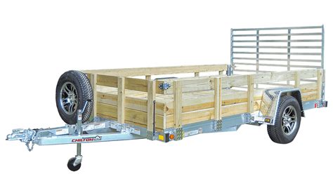 Aluminum Utility Trailer 7x12 Ramp UT8230 12AR Chilton Trailers