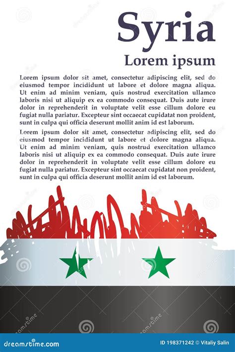Colorful Syria Political Map With Clearly Labeled Separated Layers