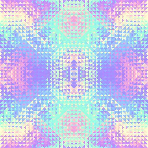 Geometric Seamless Pattern Of A Triangles In Low Poly Style Stock Vector Illustration Of Blur