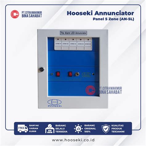Jual Hooseki Annunciator Panel 5 Zone An 5l Shopee Indonesia