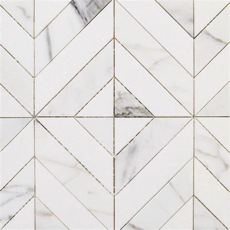 White Marble Tile Pattern