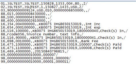 Integrating Bai Format Bank File Swift Mt940 Or Camt053 Balances