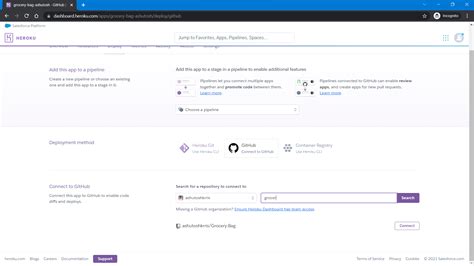 deployment of grocery bag app on heroku part vi