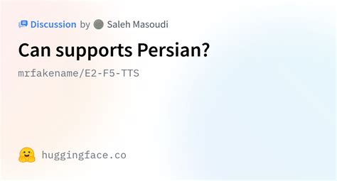 Mrfakename E2 F5 TTS Can Supports Persian