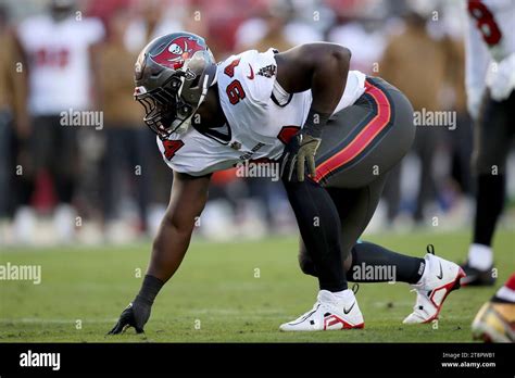 Tampa Bay Buccaneers Defensive Tackle Calijah Kancey 94 Lines Up