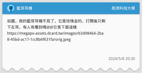 藍芽耳機 慈濟科技大學板 Dcard