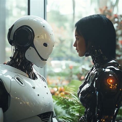 Free Human Robot Interaction Photo Robot Woman Technology Download At Stockcake