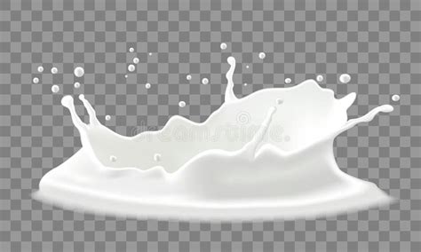 Realisitc 3d White Milk Splash Crown On Grey Checkered Background