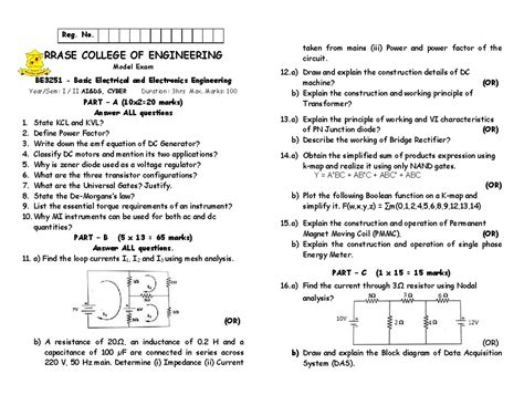 Be3251t Chapter 1 Electrical Circuits Key Concepts And Terminologies