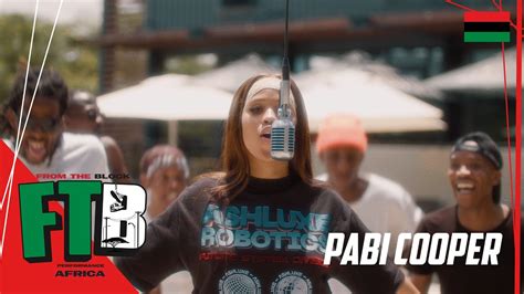 Pabi Cooper Waga Bietjie From The Block Performance 🎙africa X