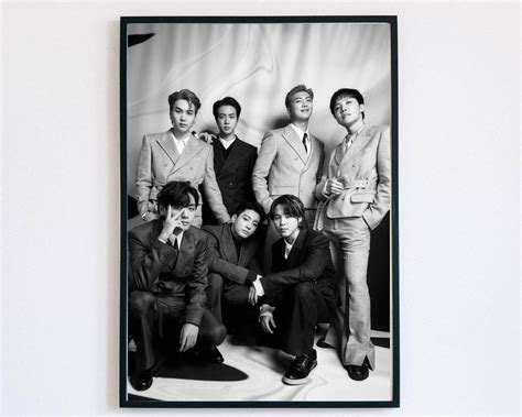 Bts Poster Bts Print Bts Wall Decor Bts Band Bangtan Etsy Australia