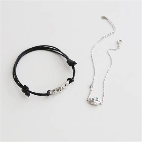 Personalized Princess And Knight Matching Bracelets For Couples In