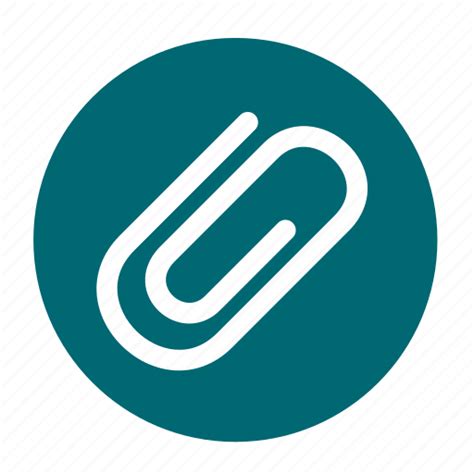 attach attachment business circle download file office icon
