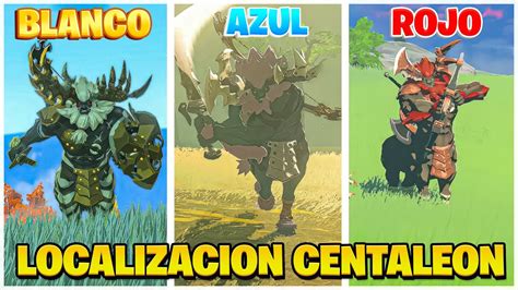Ubicación de TODOS LOS CENTALEON en Zelda Tears Of The kingdom Rojo