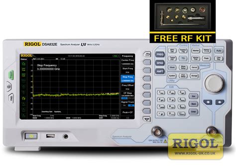 Rigol Dsa832e Tg 3 2ghz Spectrum Analyser With Tracking Generator