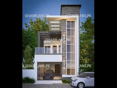 Kế hoạch nhà 6 Marla Thiết kế nhà độc đáo để làm mới không gian sống