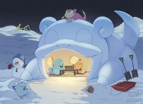 Alolan Vulpix Psyduck Quagsire Slowpoke Swinub And More Pokemon Drawn By Tatsumi