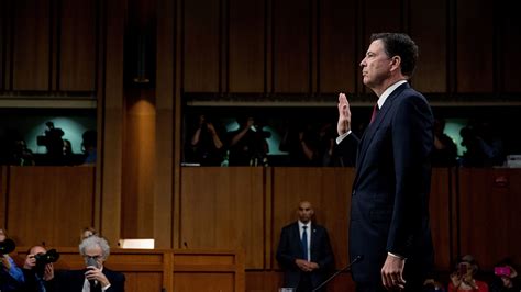 Full Video Watch Former Fbi Director James Comeys Senate Testimony
