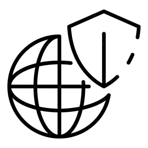 Premium Vector Secured Web Icon Outline Secured Web Vector Icon For Web Design Isolated On