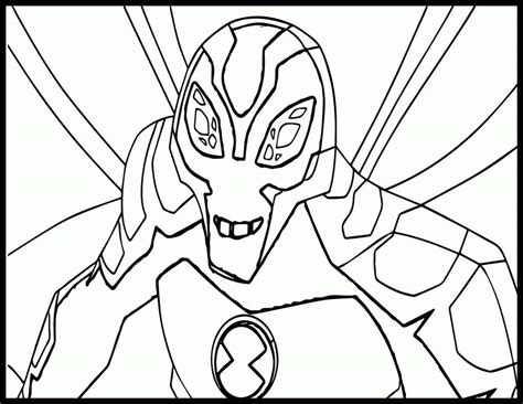 Big Chill From Ben 10 Coloring Pages
