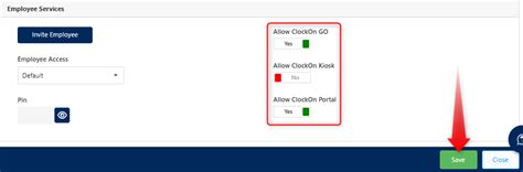 Employee Self Service Setup Clockon Online Knowledge Base