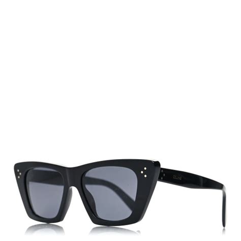 Celine Acetate Cat Eye Sunglasses Cl40187i Black 1285836 Fashionphile