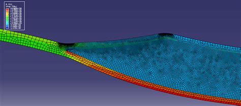 Finite Element Analysis Mesh Used And The Deformation Of Tapered Download Scientific Diagram