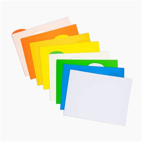 Colorblock File Folder Set Poketo