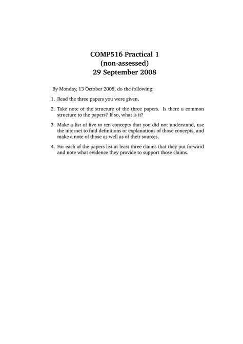 Practical Practice Material Comp Practical Non Assessed