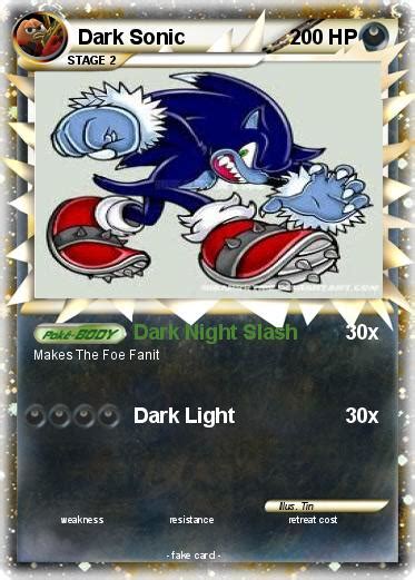 Pokémon Dark Sonic 201 201 Dark Night Slash My Pokemon Card