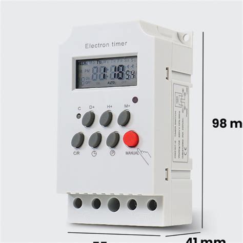 Jual MCB Timer Digital Timer Switch Panel Digital Otomatis Volt