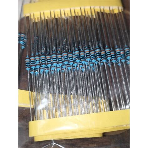 Jual 1pcs Resistor 1 2 Watt Metal Film Taiwan Shopee Indonesia