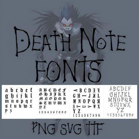 Death Note Etsy