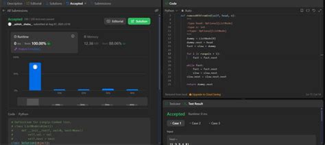 Solved Day 38 Remove Nth Node From End Of Linked List Ashish Shabu