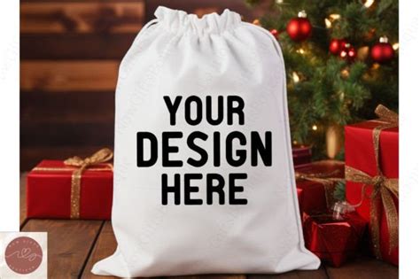 Christmas Santa Sack Mockup 11 Graphic By NowGiftsBoutique Creative