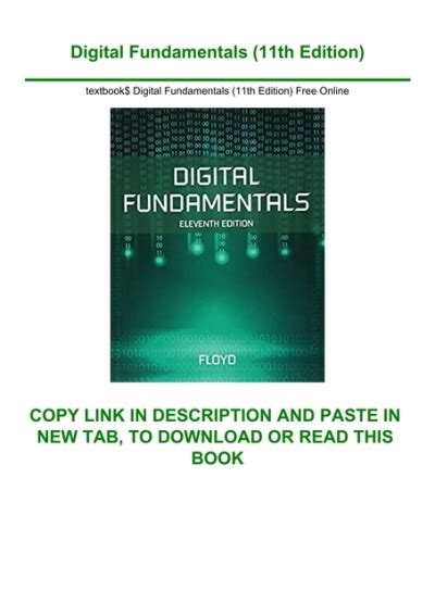 Textbook Digital Fundamentals 11th Edition Free Online