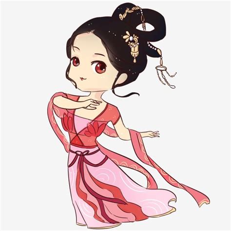 รูปเก่าสไตล์สาวจีน จีน Png สมัยโบราณ การ์ตูน อักขระภาพ Png และ Psd