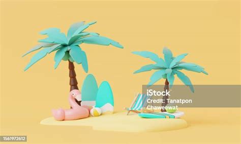 플라밍고 풍선 반지 배경 개념이 있는 여름 휴가 해변 제품 모형 또는 여름 핑크 테마의 화장품을 위한 최소한의 사실적인 디스플레이 연단 풍선 반지 3d 렌더링 여름에 대한