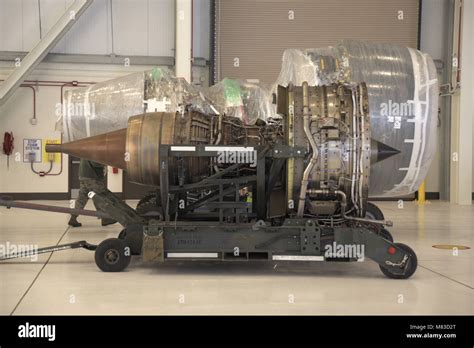 A Kc 135 Stratotanker Engine Sits In Front Of A New Kc 46 Pegasus