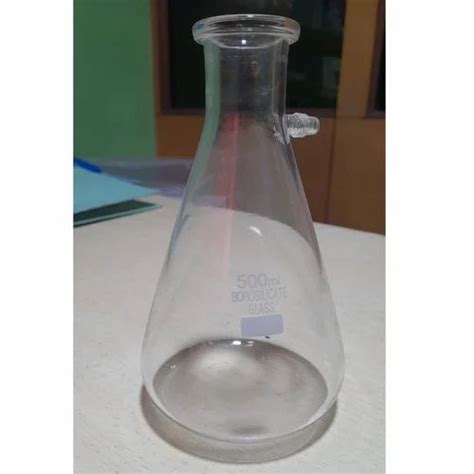 Glassco Conical Glass Filtration Flask For Laboratory Capacity 500