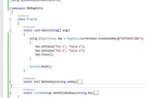 How To Access The Windows Registry Using C InfoWorld