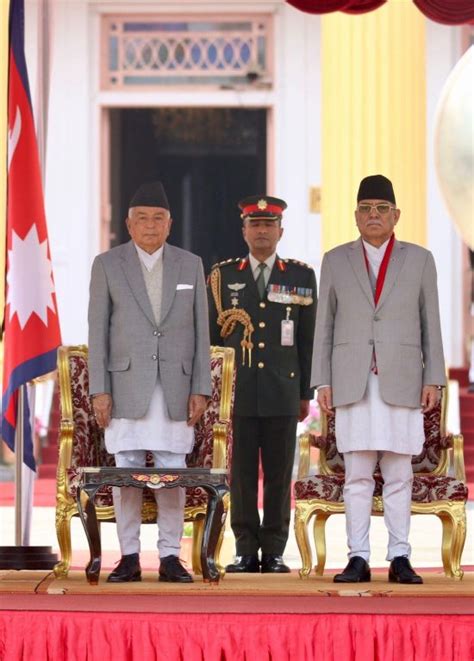 तस्बिरमा राष्ट्रपति रामचन्द्र पौडेलको शपथ ग्रहण Globe Nepal