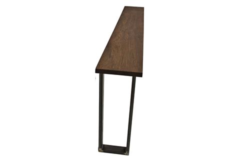 Narrow Desk Modern Small Desk Desk With Metal Legs Skinny Desk Thin